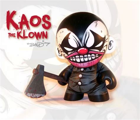 Kaos The Klown Custom Munny By Bald Designer