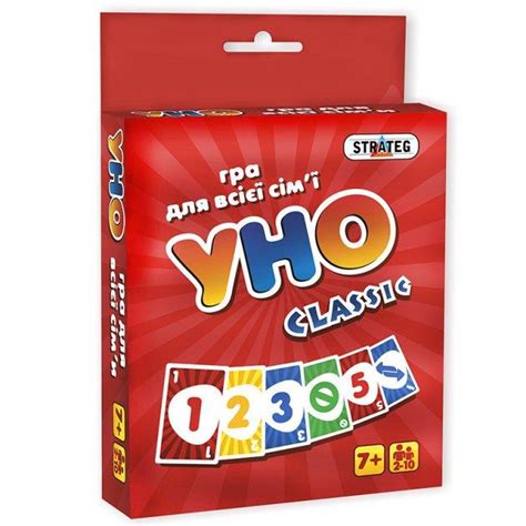 Карточная Игра Uno Уно Classic укр Strateg — Купить Недорого на Bigl Ua 1556370656