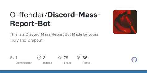 Github O Ffenderdiscord Mass Report Bot This Is A Discord Mass Report Bot Made By Yours
