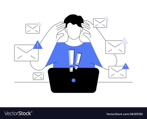 Spam Abstract Concept Royalty Free Vector Image