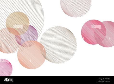 Abstract Conceptual Geometric Messy Random Line Circles Pattern Good For Web Page Graphic