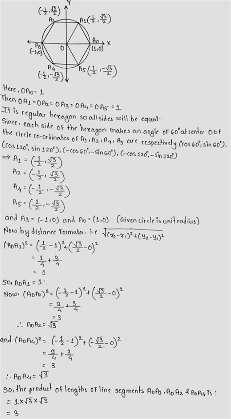 let a0 a1 a2 a3 a4 a5 be a regular hexagon inscribed in a circle of