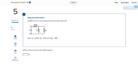 Solved Homework Chapter 18 Saved Help Save And Exit Submit 100