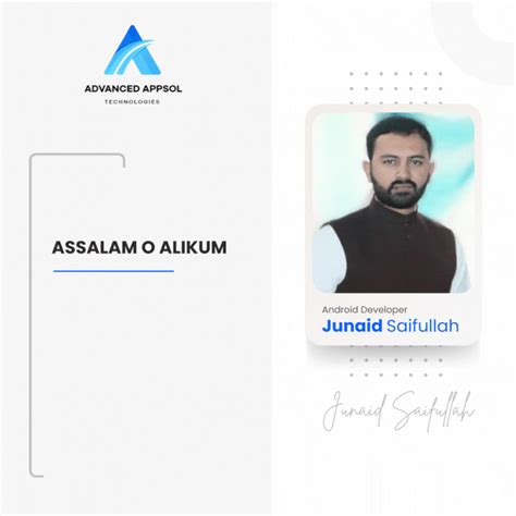 Sajid Mahmood On Linkedin We Are Pleased To Welcome Mr Juaid Saif To Advanced Appsol Technologies