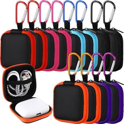 Paterr 30 Pack Square Earbud Case Pouch Portable Earbud