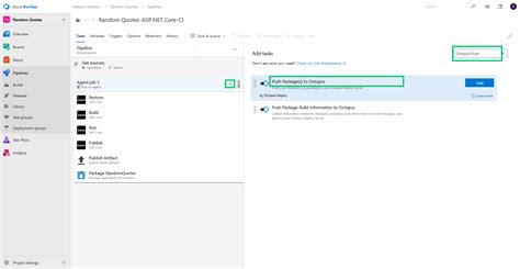 deploy an asp core application to azure websites using octopus and