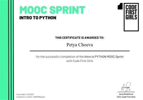 Pythonprogramming Python Agile Scrum Codefirstgirls Certification