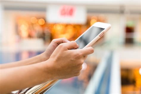 Premium Photo Finger Touch On Mobile Phone