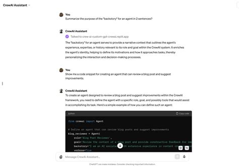 did you know there s a crewai custom gpt in chatgpt · ai developer