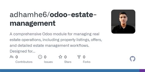 GitHub Adhamhe Odoo Estate Management A Comprehensive Odoo Module For Managing Real Estate