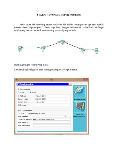 modul jaringan static rip routing pdf