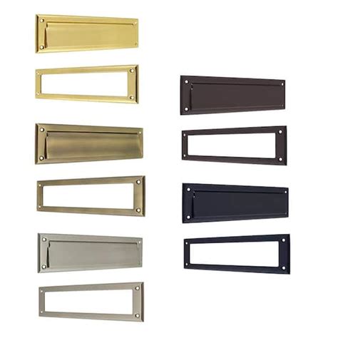 Solid Brass Magazine Mail Slot Polished Durable And Secure