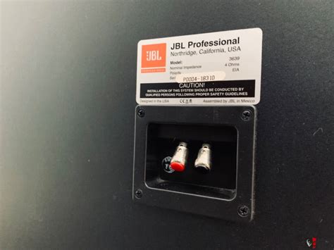 Pair Of Jbl T Three Way Biamplified Screenarrayloudspeaker System Photo