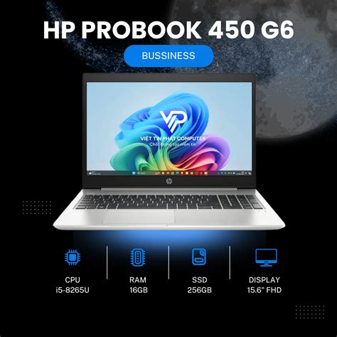 Hp Probook 450 G6 I5 8265u 16gb 256gb 15 6 Fhd Vân Tay