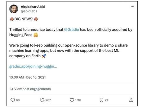 我們是怎麼一步步被hugging Face收購的：開源庫gradio構建者分享背後故事 英华网