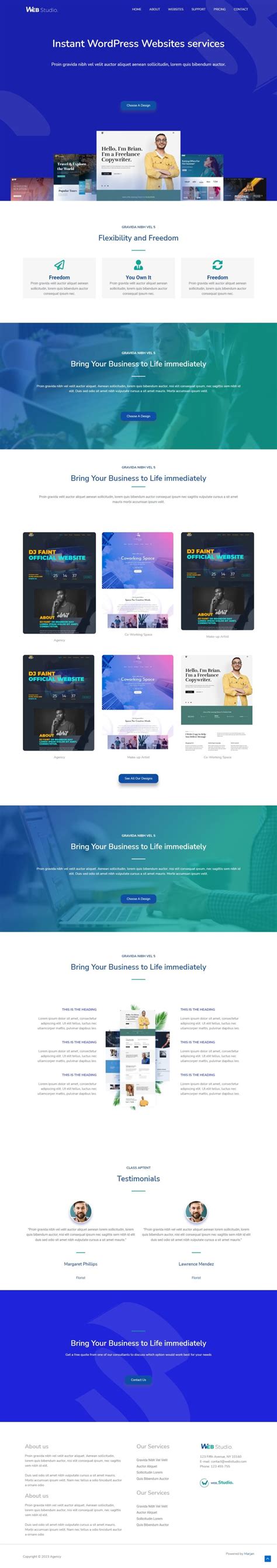 marjan ahmed on linkedin wordpress html css design designer
