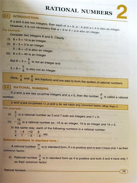 Ch 2 Rational Numbers Pdf