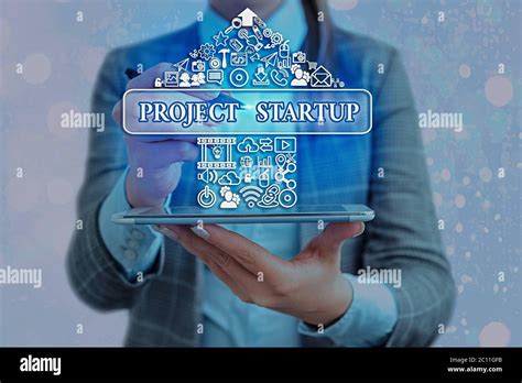 Handwriting Text Writing Project Startup Conceptual Photo The Initial