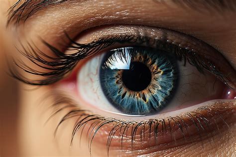 Premium Photo Close Up Beautiful Realistic Human Eye And Amazing