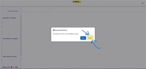 how to deal with the android website builder error can t be accessed