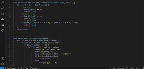 Sudokusolver C Backtracking Recursion Algorithmicthinking