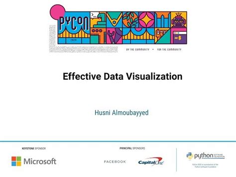 pycon us talk effective data visualization from pycon us class central