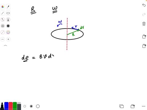 Solveda Solid Metal Disk Of Radius R Is Rotating Around Its Center