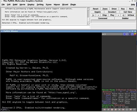pymol molecular visualization system software linuxlinks