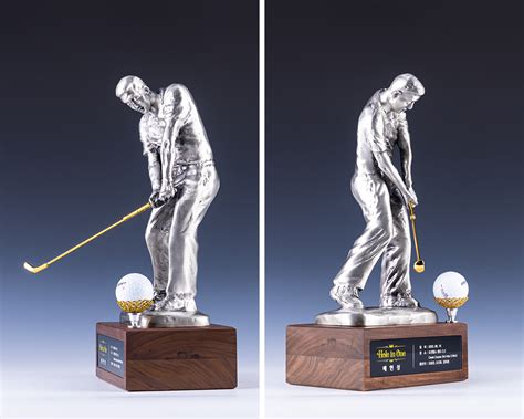 Sk314 주석트로피 싱글패 홀인원패 이글패 골프 트로피 기념패 제작