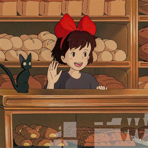 Kiki Icon かわいいステッカー ジブリ かわいい 魔女の宅急便