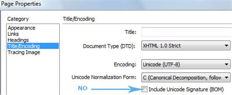 Valid XHTML Byte Order In UTF Aurea UI UX