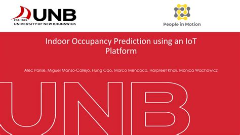 pdf indoor occupancy prediction using an iot platform
