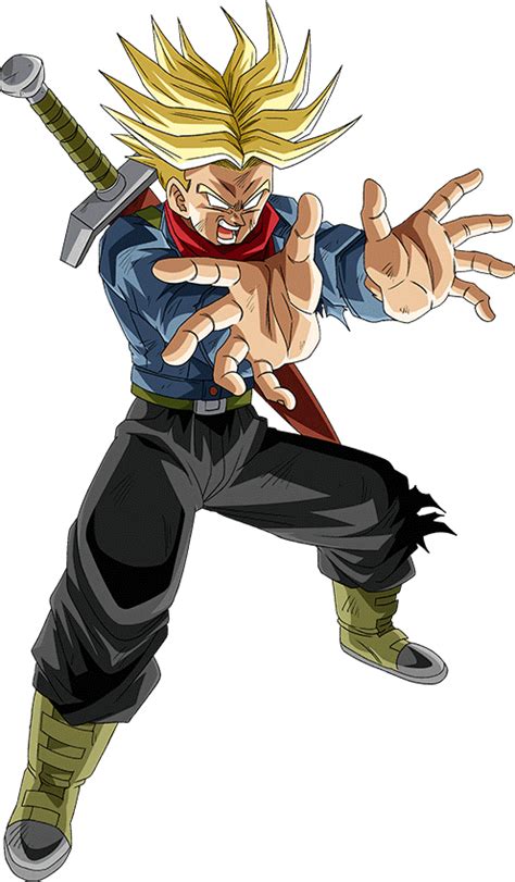 Ssj2 Future Trunks Render Dokkan Battle By Zanninrenders On Deviantart