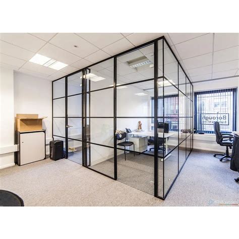 Aluminium Door Partition For Office Type Of Door Hinged At ₹ 148 Sq Ft In Noida