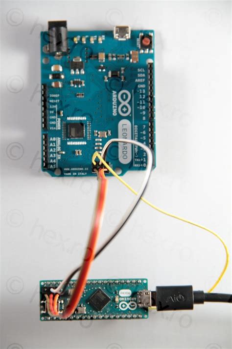 Arduino Micro As Isp Flashing The Bootloader Of An Arduino Leonardo And Thus Goes By Another Day