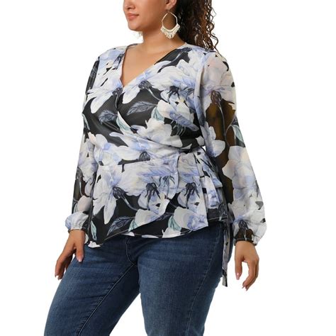 Plus Size Chiffon Tops