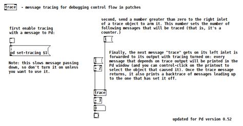 new trace object is amazing r puredata