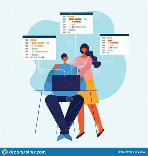 programming and coding website development web design flat design modern vector illustration