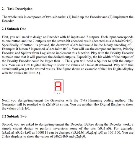 Solved 2 Task Description The Whole Task Is Composed Of Two