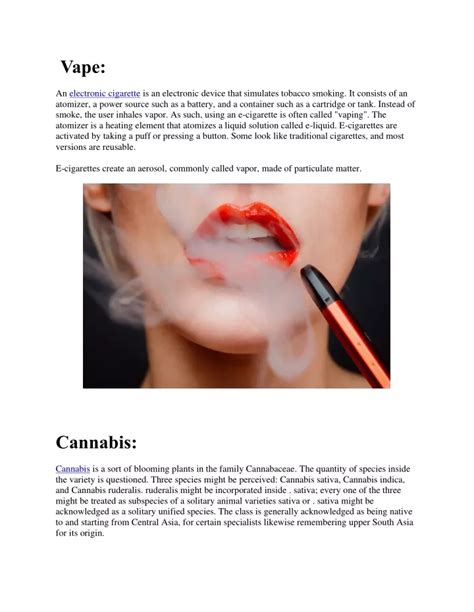 PPT Vape PowerPoint Presentation Free Download ID