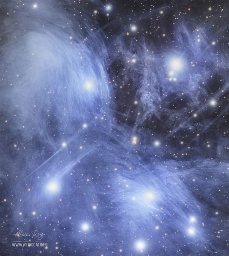Pleiades Star Cluster Messier 45 Constellation Guide