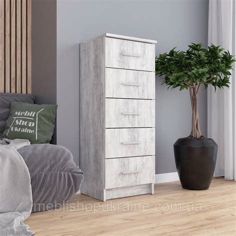 Комод вузький на 5 шухляд продаж ціна у Білій Церкві Комоди від Mebli Shop Ukraine 1009511918