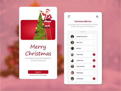 Best Christmas App Ui Design On Behance