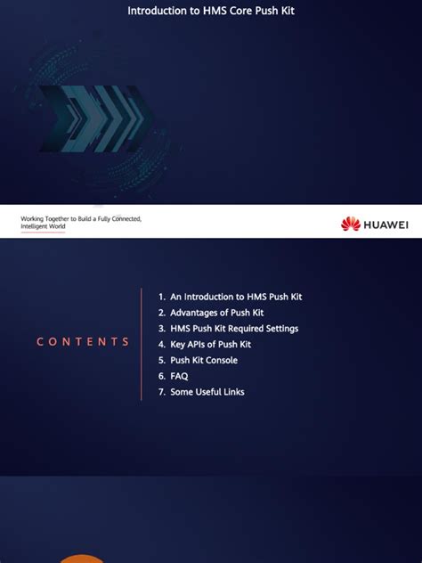 introduction to hms core push kit pdf mobile app component object