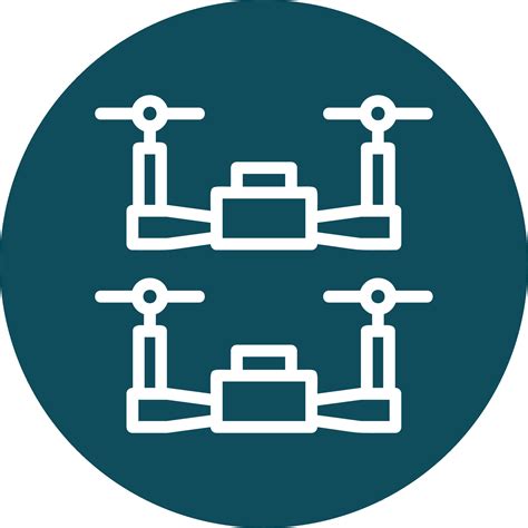 Swarm Drones Outline Circle Icon 39494619 Vector Art At Vecteezy
