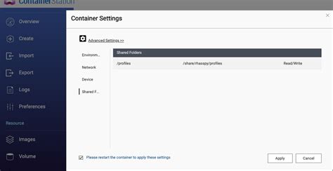 Qnap Container Station And Docker Install Error Help Rhasspy Voice Assistant