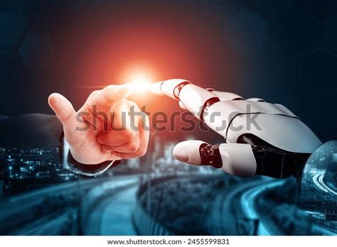 MLP 3D Rendering 미래형 로봇 기술 스톡 일러스트 2455599831 Shutterstock