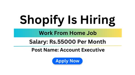 Shopify Is Hiring For Account Executive Work From Home Job Hiring