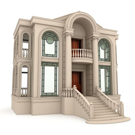 Classical Building 03 3d Model 5 Max Fbx Obj Free3d