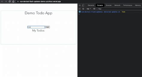 a handy tool that highlights re rendered components for vue js